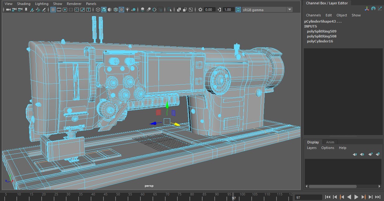 ArtStation - JUKI LU2800 Sewing machine 3d model | Resources