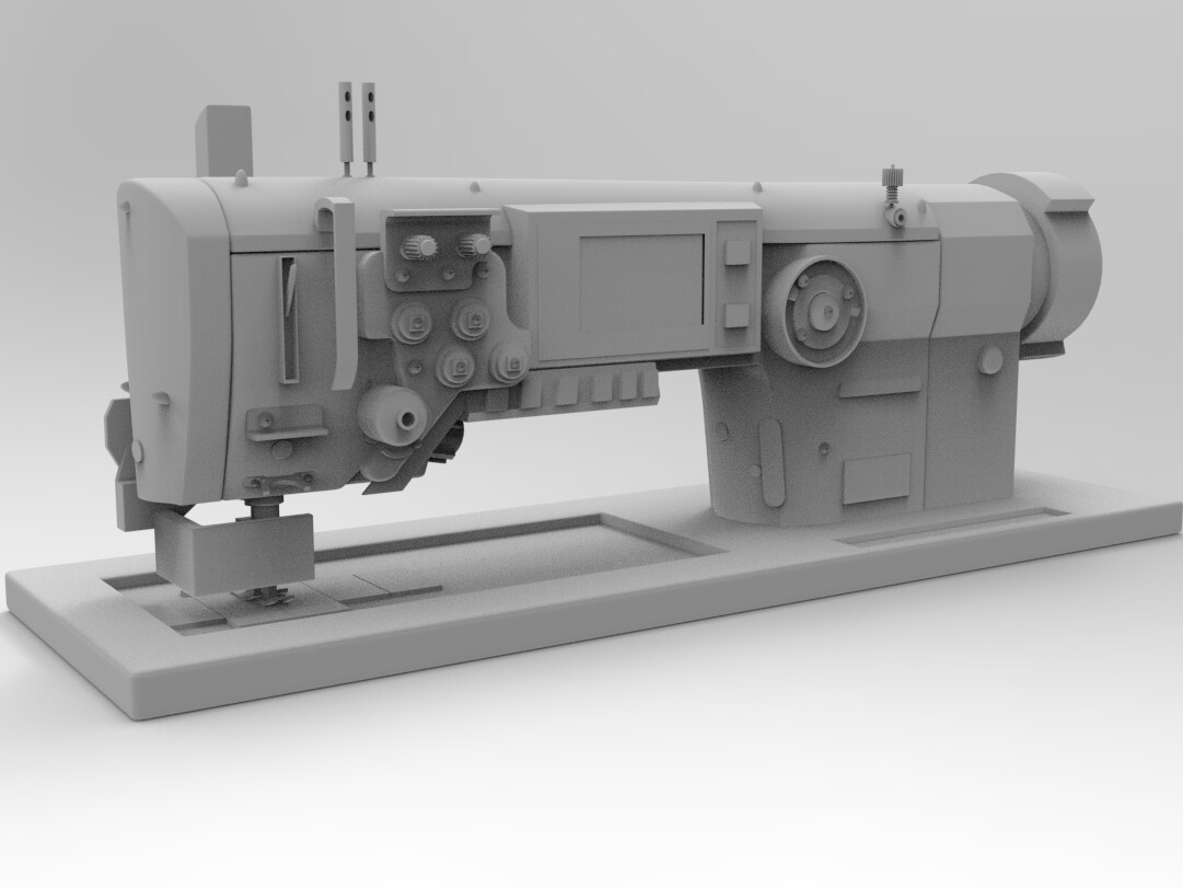 ArtStation - JUKI LU2800 Sewing machine 3d model | Resources