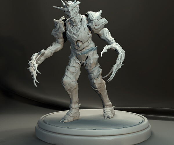 ArtStation - Krux - Creature 3D Print Character - ZTL, OBJ, STL | Resources