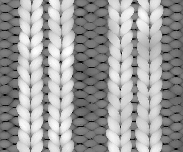 ArtStation - Knit displacement texture | Resources