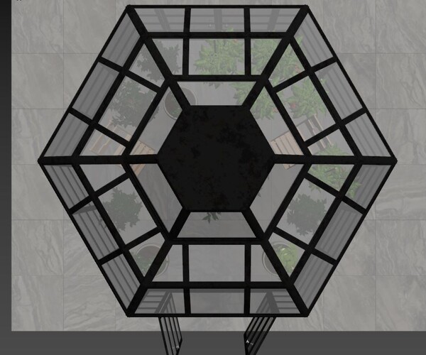 ArtStation - Greenhouse hexagon 3D model | Resources