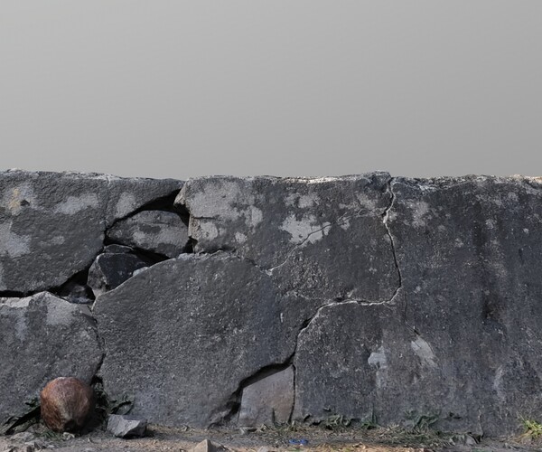 ArtStation - Broken Wall Low Poly | Game Assets