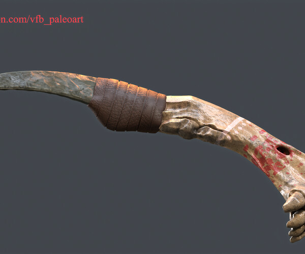 ArtStation - Flint knife for 3D printing | Resources
