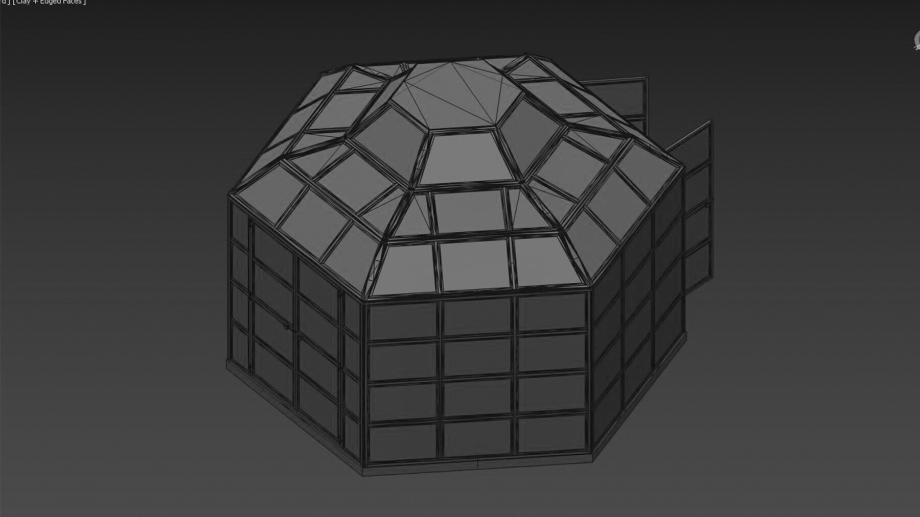 ArtStation - Greenhouse hexagon 3D model | Resources