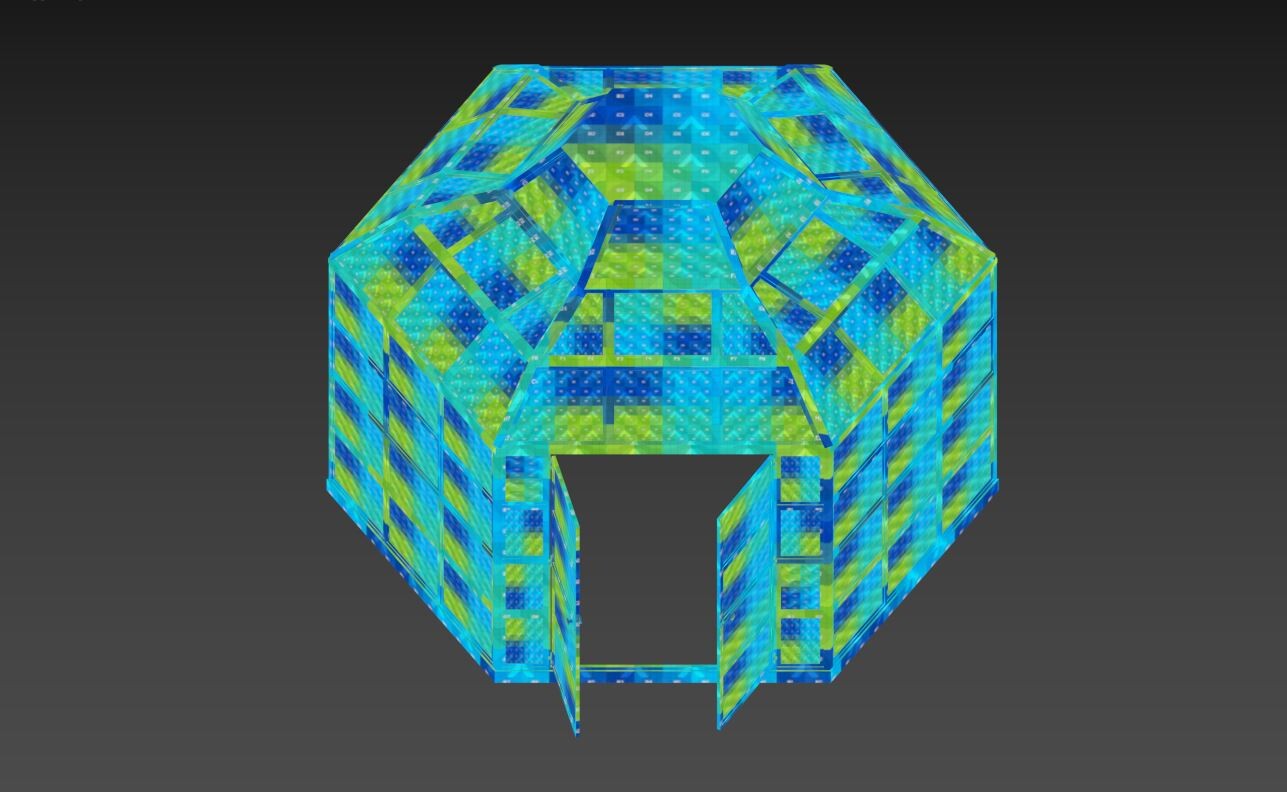 ArtStation - Greenhouse hexagon 3D model | Resources