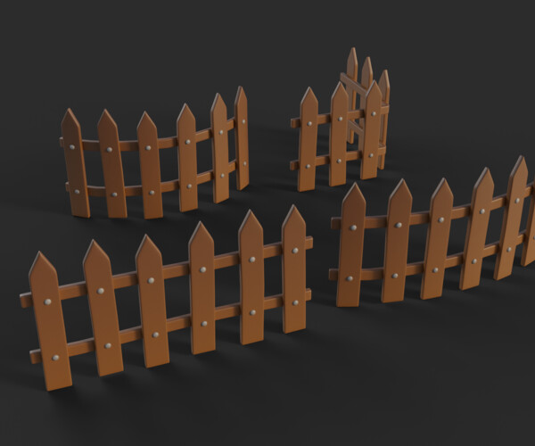 ArtStation - Cartoon Fence Collection | Resources