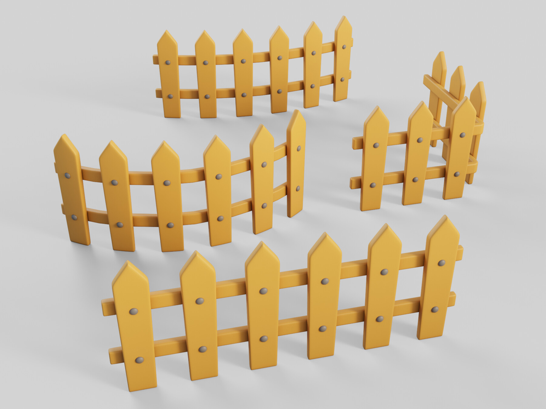 ArtStation - Cartoon Fence Collection | Resources