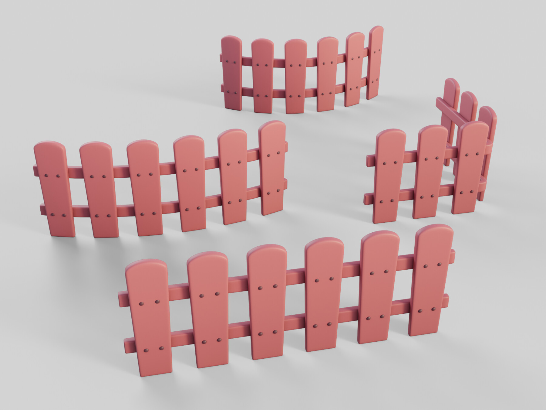 ArtStation - Cartoon Fence Collection | Resources