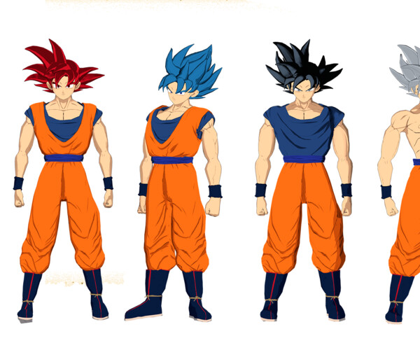 ArtStation - 3D Son Goku Rigged | Resources