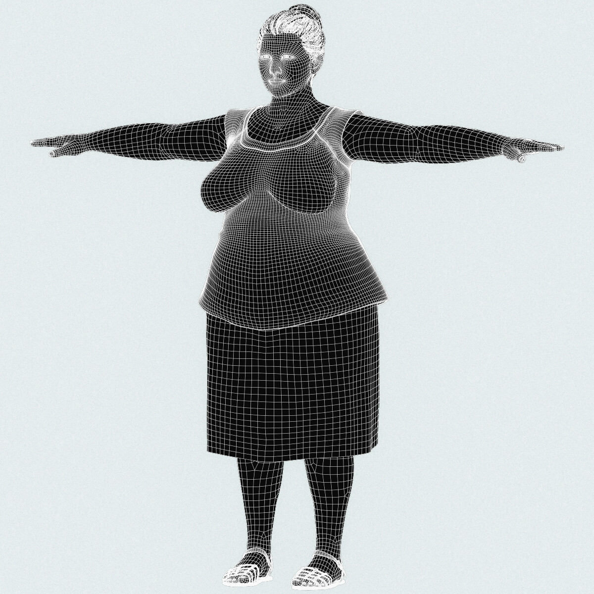 ArtStation - Japanese Asian Fat Woman | Resources