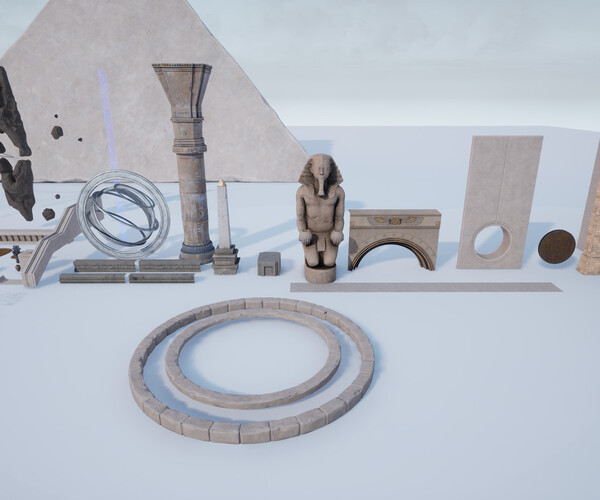 ArtStation - Desert Temple | Game Assets