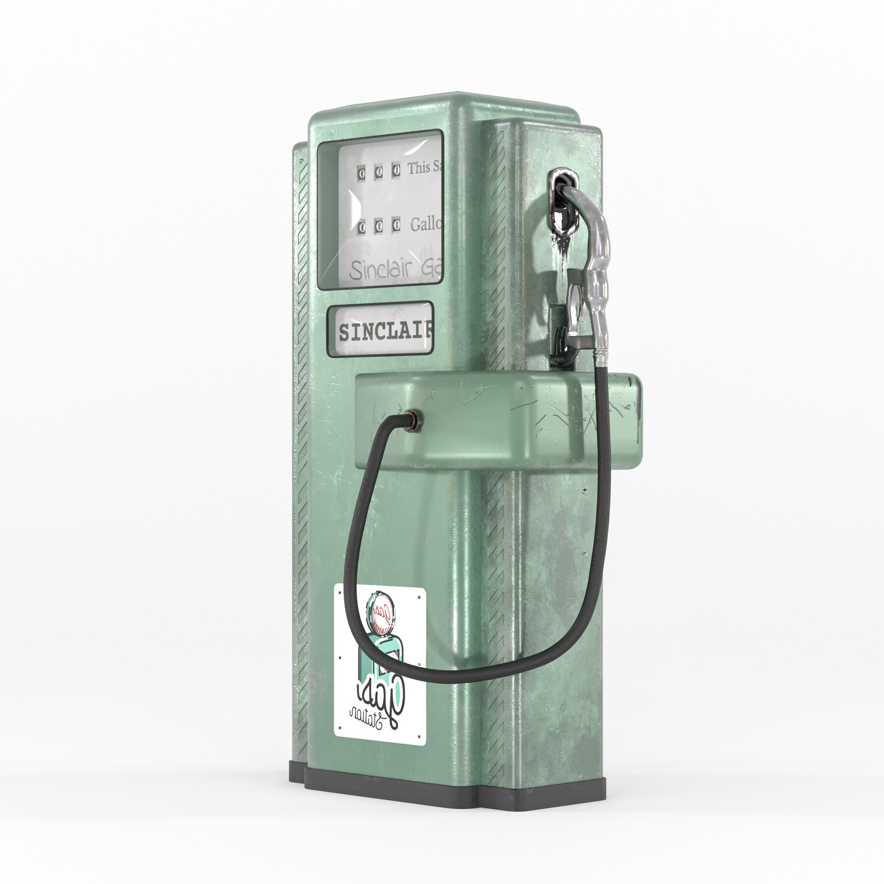 ArtStation - 3 Gas Pump Models | Game Assets