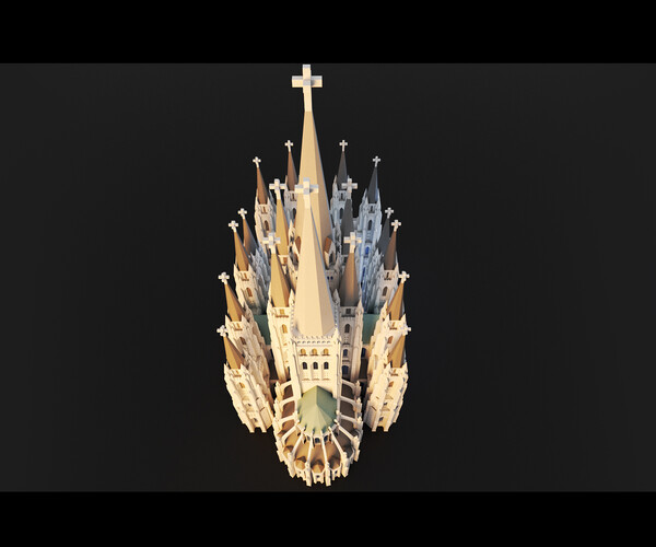 ArtStation - Cathedral- 3d Model | Resources