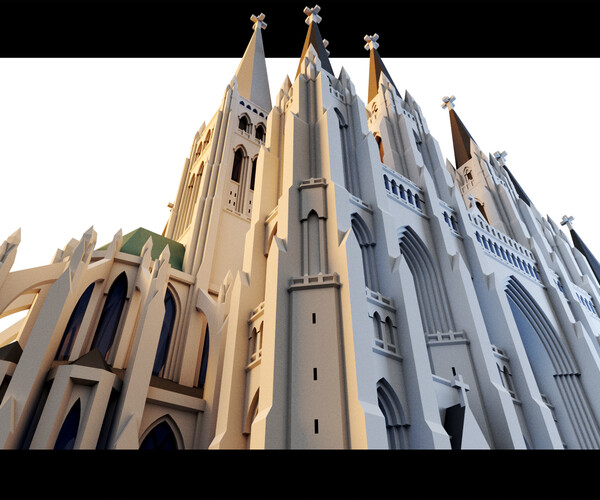 ArtStation - Cathedral- 3d Model | Resources