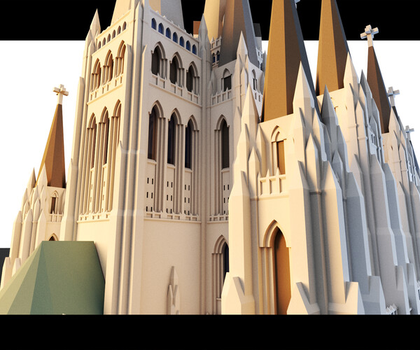 ArtStation - Cathedral- 3d Model | Resources