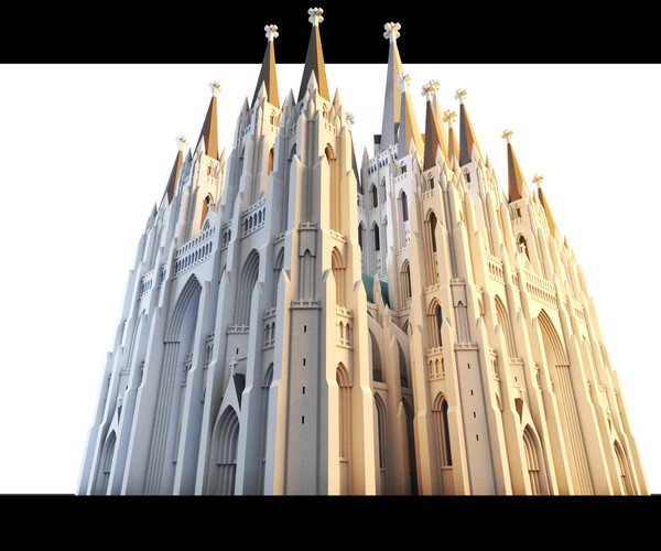 ArtStation - Cathedral- 3d Model | Resources