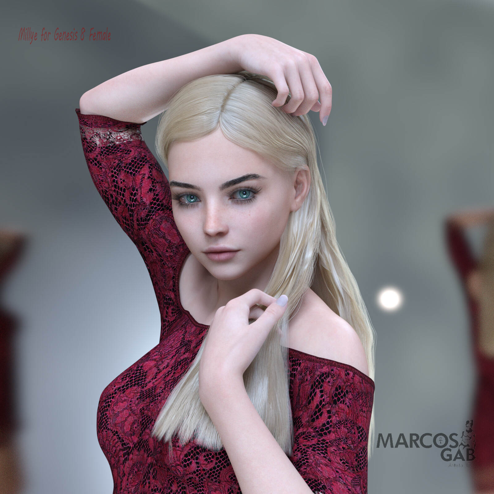ArtStation - MGAB Millye for Genesis 8-1 Female | Resources