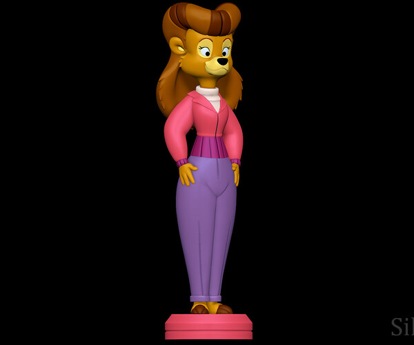 ArtStation - Rebecca Cunningham - TaleSpin 3D print model | Resources