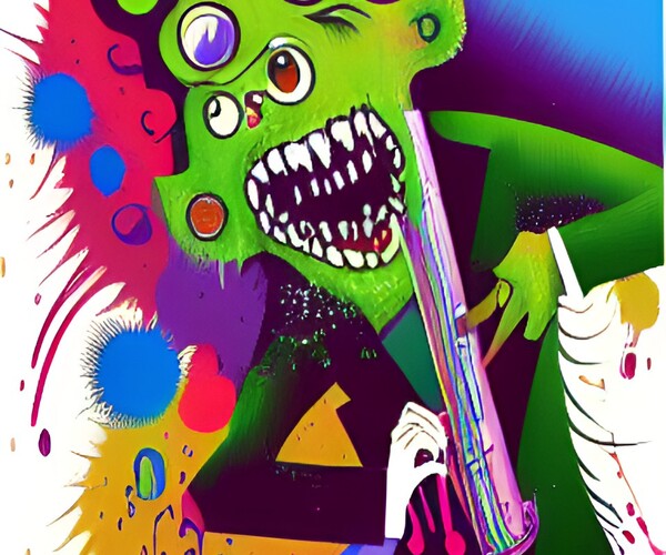 ArtStation - Jazz monster-11200-jpg pack wombo art | Artworks