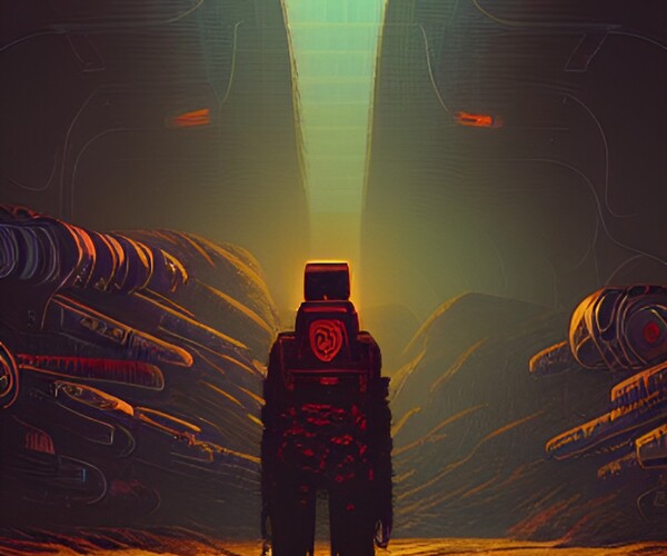 ArtStation - cyber fallout 4700-jpg pack wombo art | Artworks