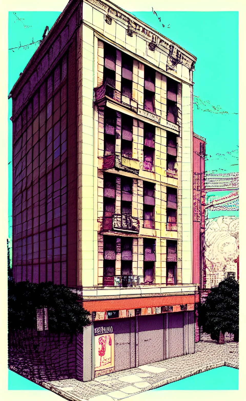 ArtStation - facade building-2000-jpg pack wombo art | Artworks