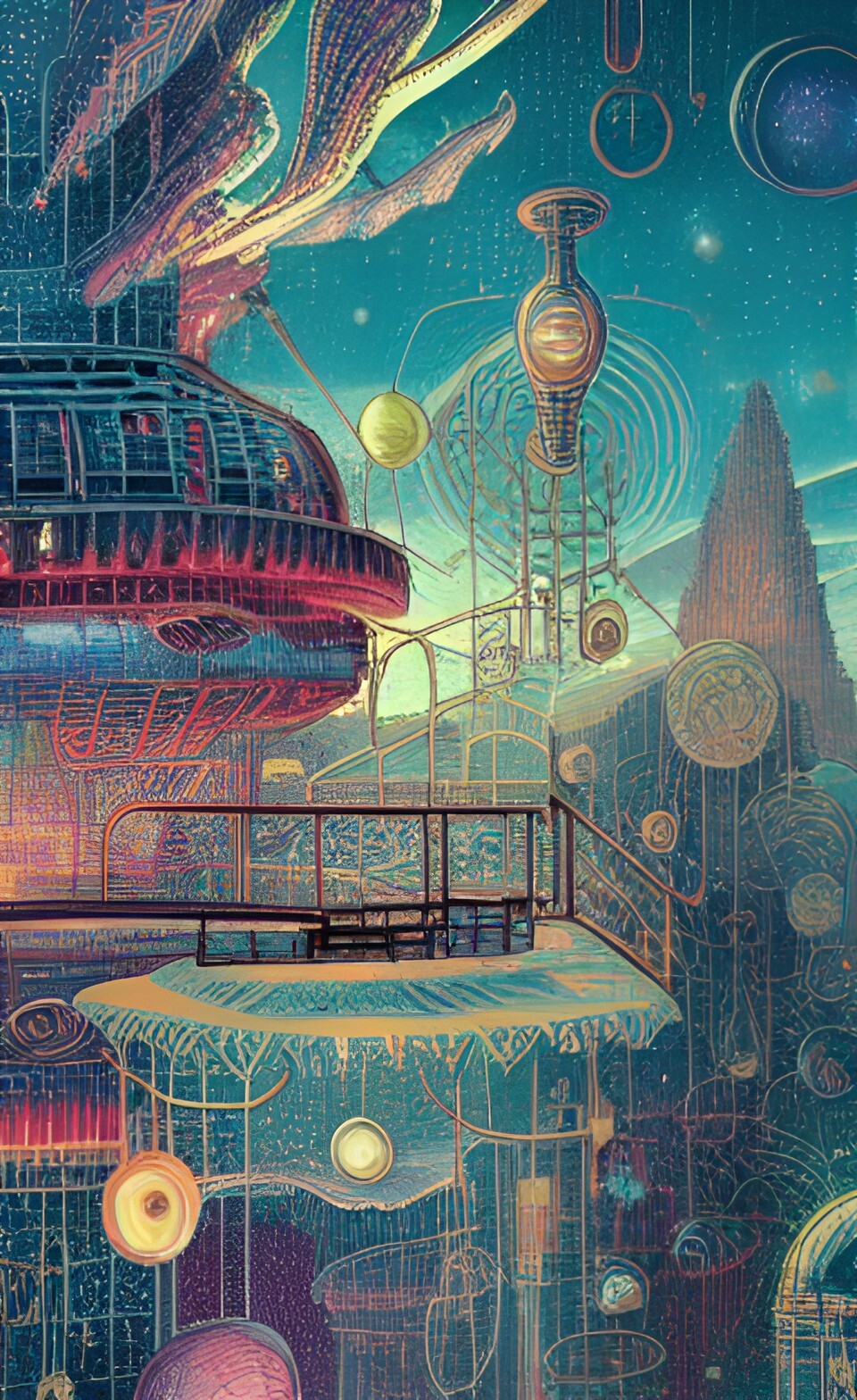 ArtStation - Mystery science 3000-jpg pack wombo art | Artworks