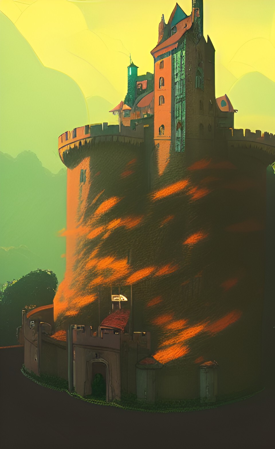 ArtStation - castle environement concept art stylized 2900-jpg pack ...