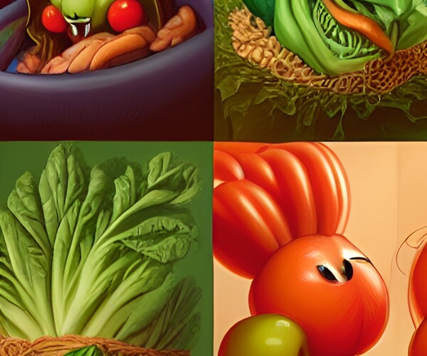 ArtStation - Disney characters as vegetables 1400-jpg pack wombo art ...