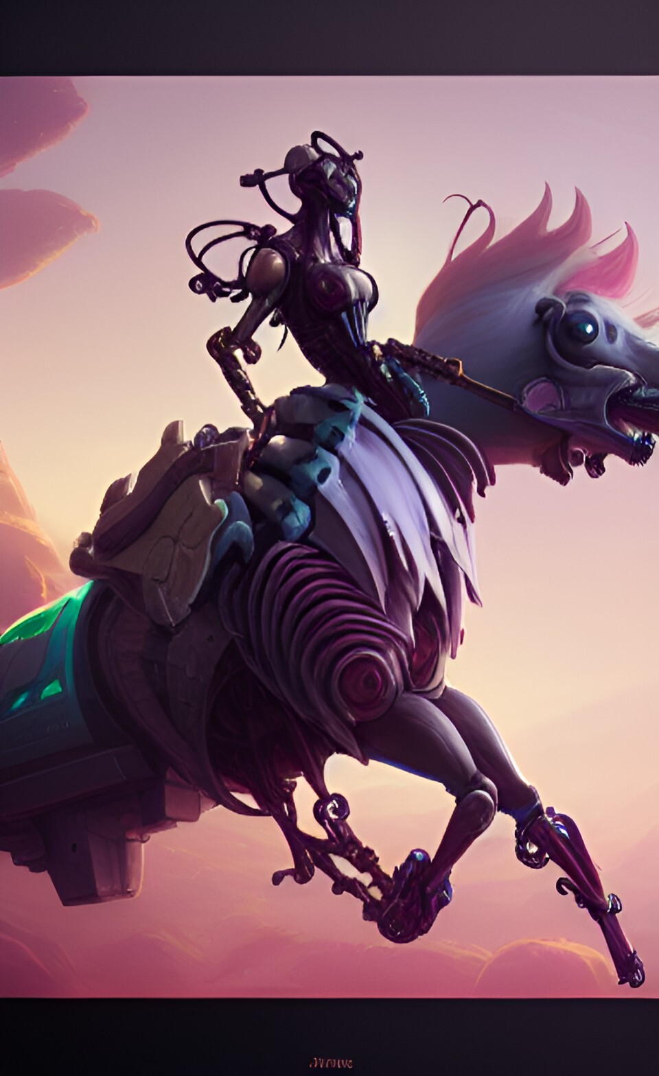 ArtStation - 821 bio mecha stalion horse 2900-jpg pack wombo art | Artworks