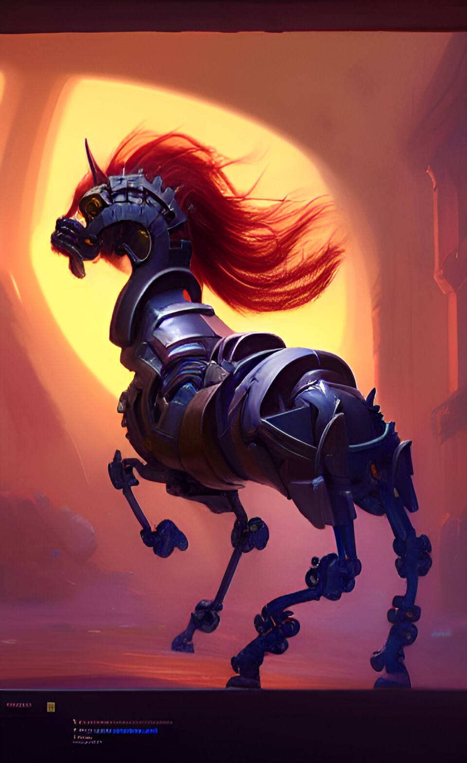 ArtStation - 821 bio mecha stalion horse 2900-jpg pack wombo art | Artworks