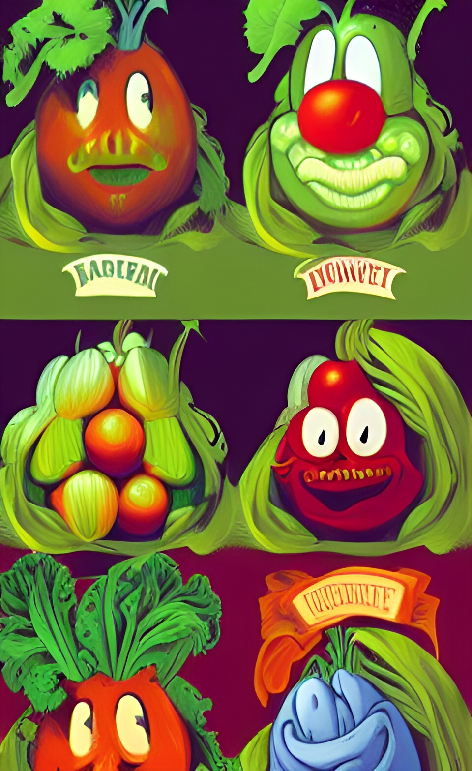 ArtStation - Disney characters as vegetables 1400-jpg pack wombo art ...