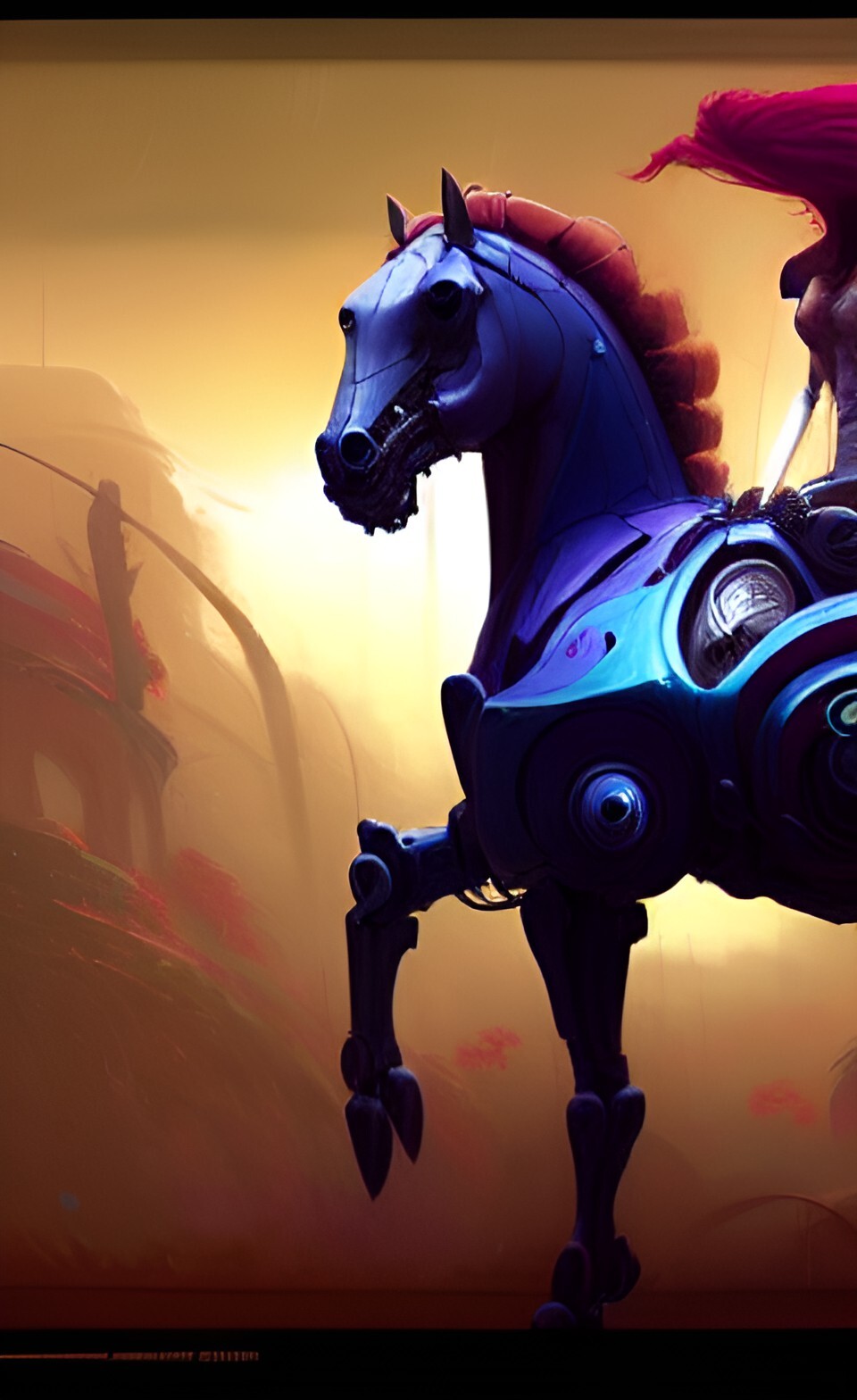 ArtStation - 821 bio mecha stalion horse 2900-jpg pack wombo art | Artworks