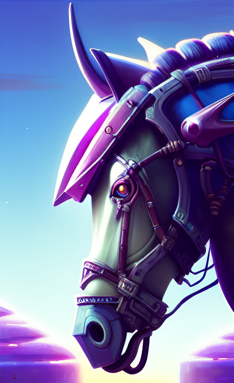 ArtStation - 821 bio mecha stalion horse 2900-jpg pack wombo art | Artworks