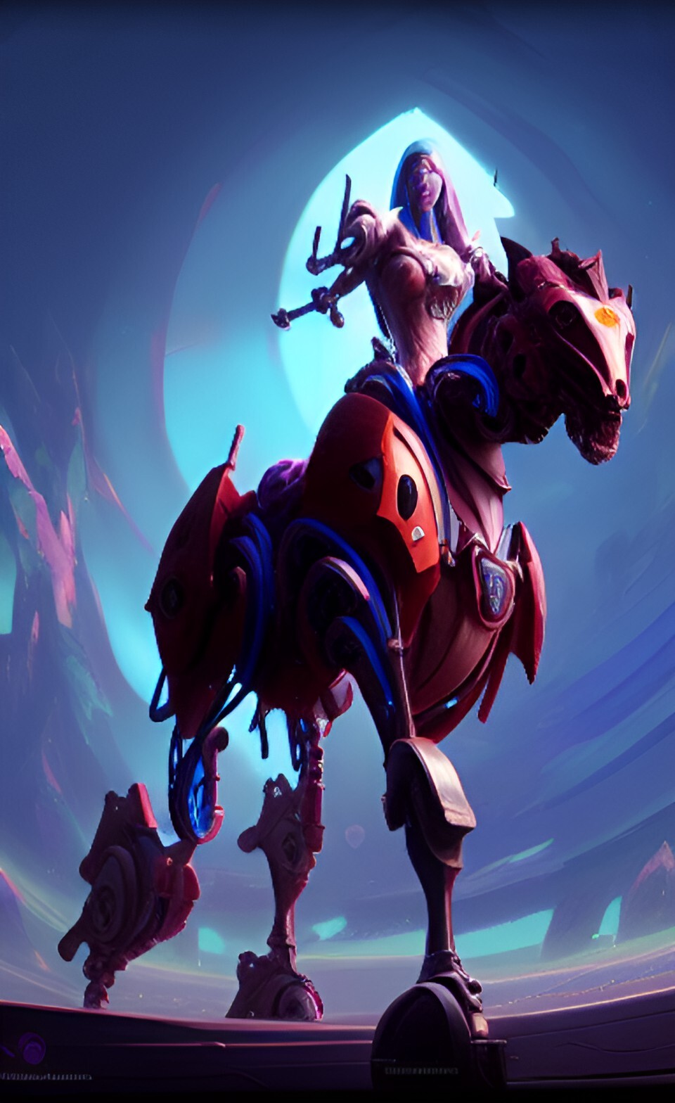 ArtStation - 821 bio mecha stalion horse 2900-jpg pack wombo art | Artworks