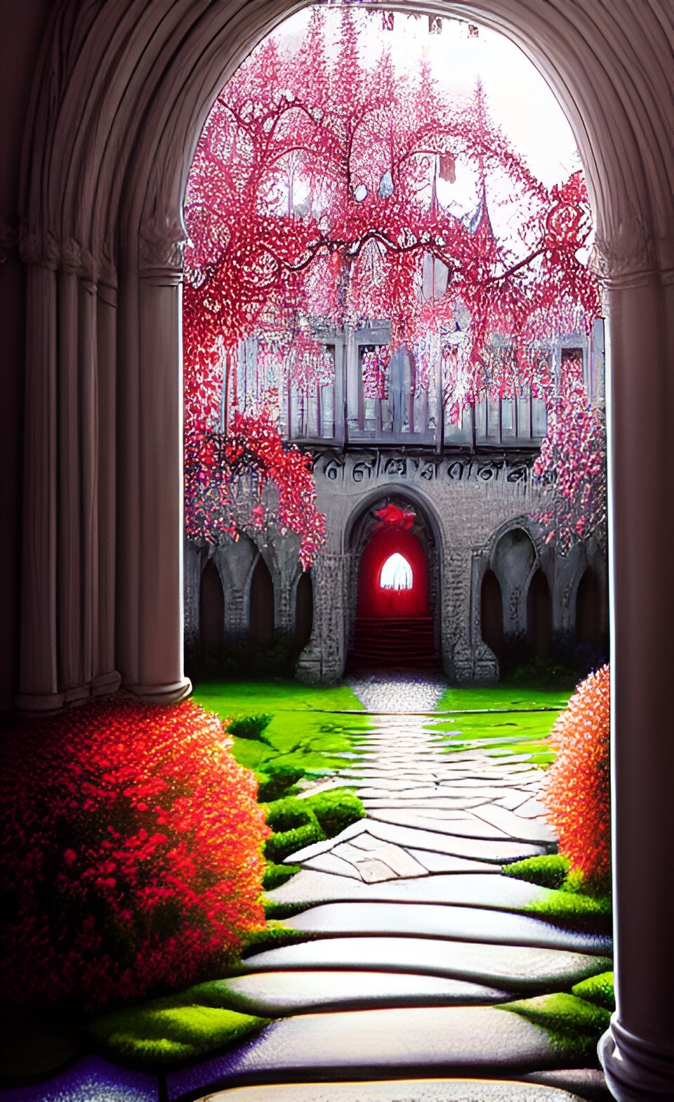 ArtStation - 832 Beautiful Large fantasy castle courtyard 900-jpg pack ...
