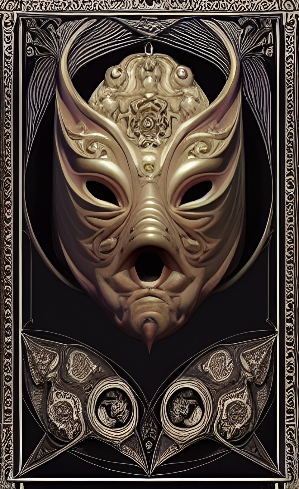 ArtStation - ceremonial beast mask 1900-jpg pack wombo art | Artworks