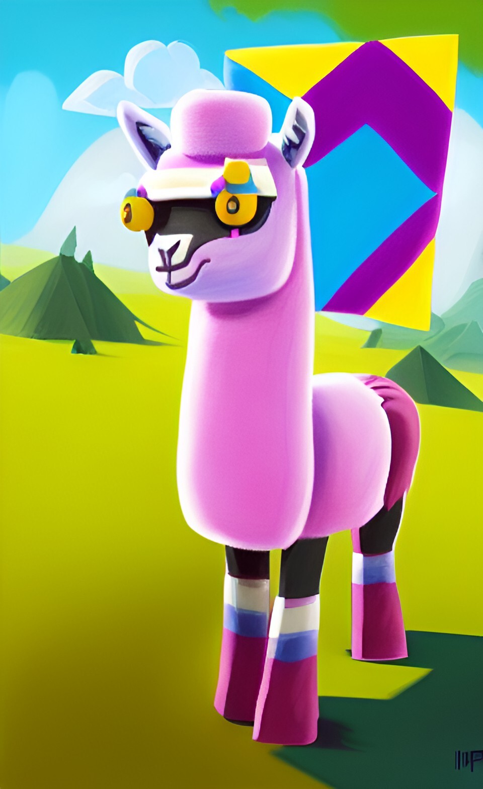 ArtStation - little Llama Pinata fornite 5400-jpg pack wombo art | Artworks