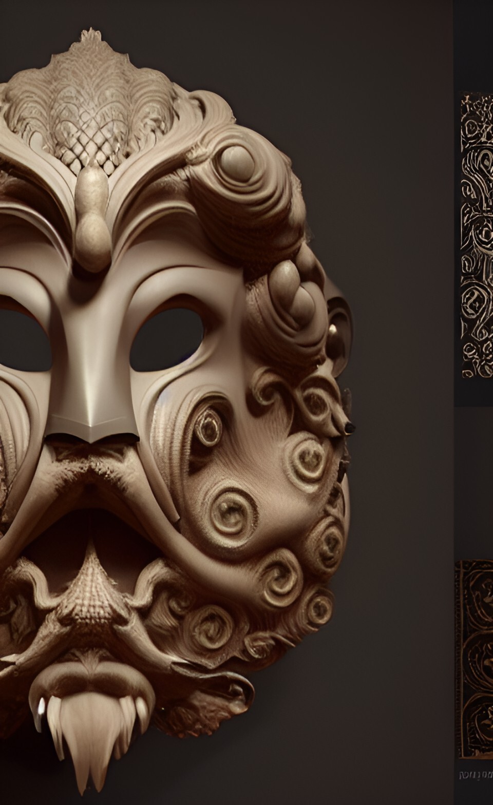 ArtStation - ceremonial beast mask 1900-jpg pack wombo art | Artworks