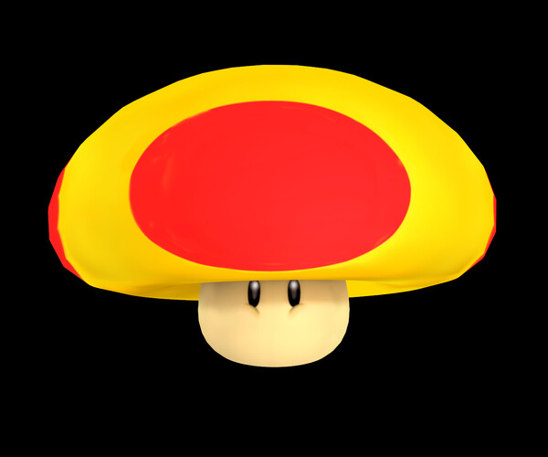ArtStation - Mega Mushroom from Mario ( Méga Champignon de Mario ...