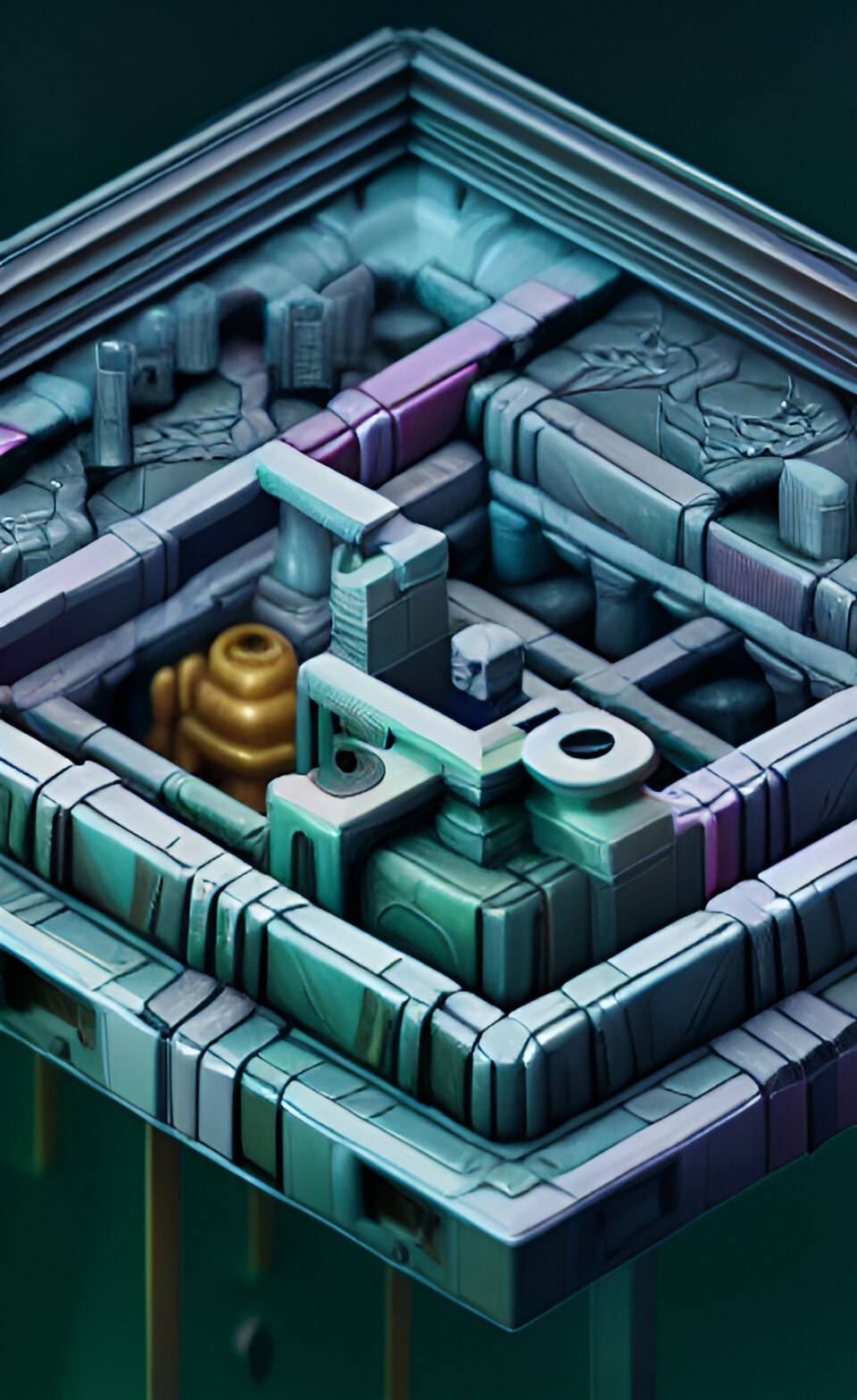 ArtStation - greeble isometric base-1600-jpg pack wombo art | Game Assets