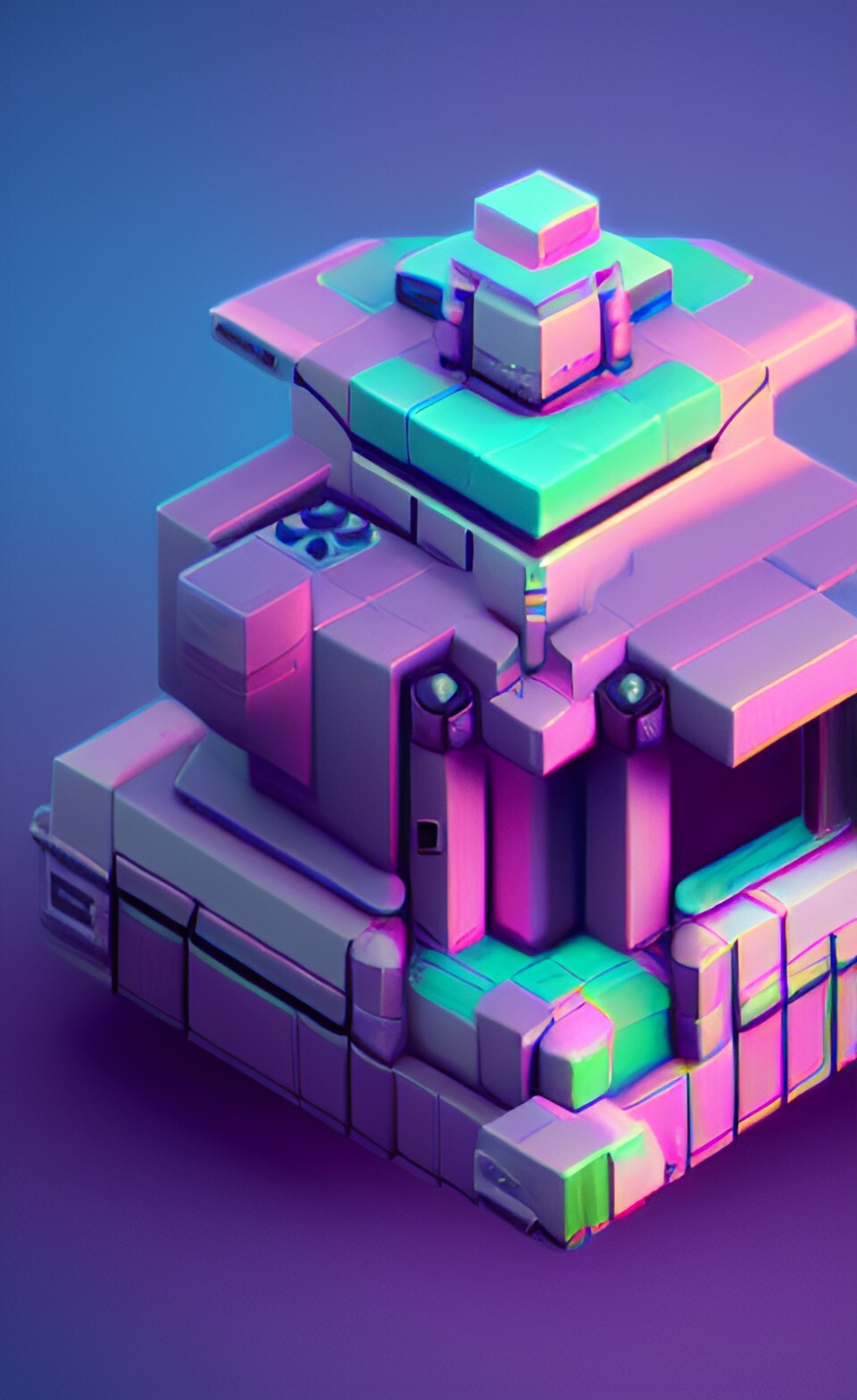 ArtStation - greeble isometric base-1600-jpg pack wombo art | Game Assets