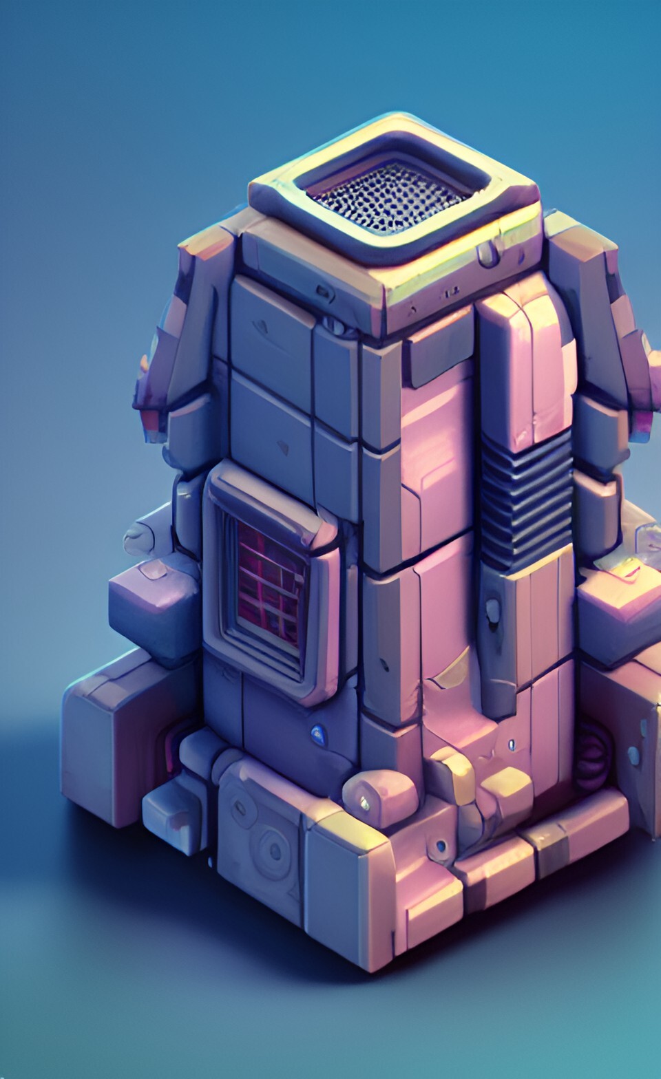 ArtStation - greeble isometric base-1600-jpg pack wombo art | Game Assets