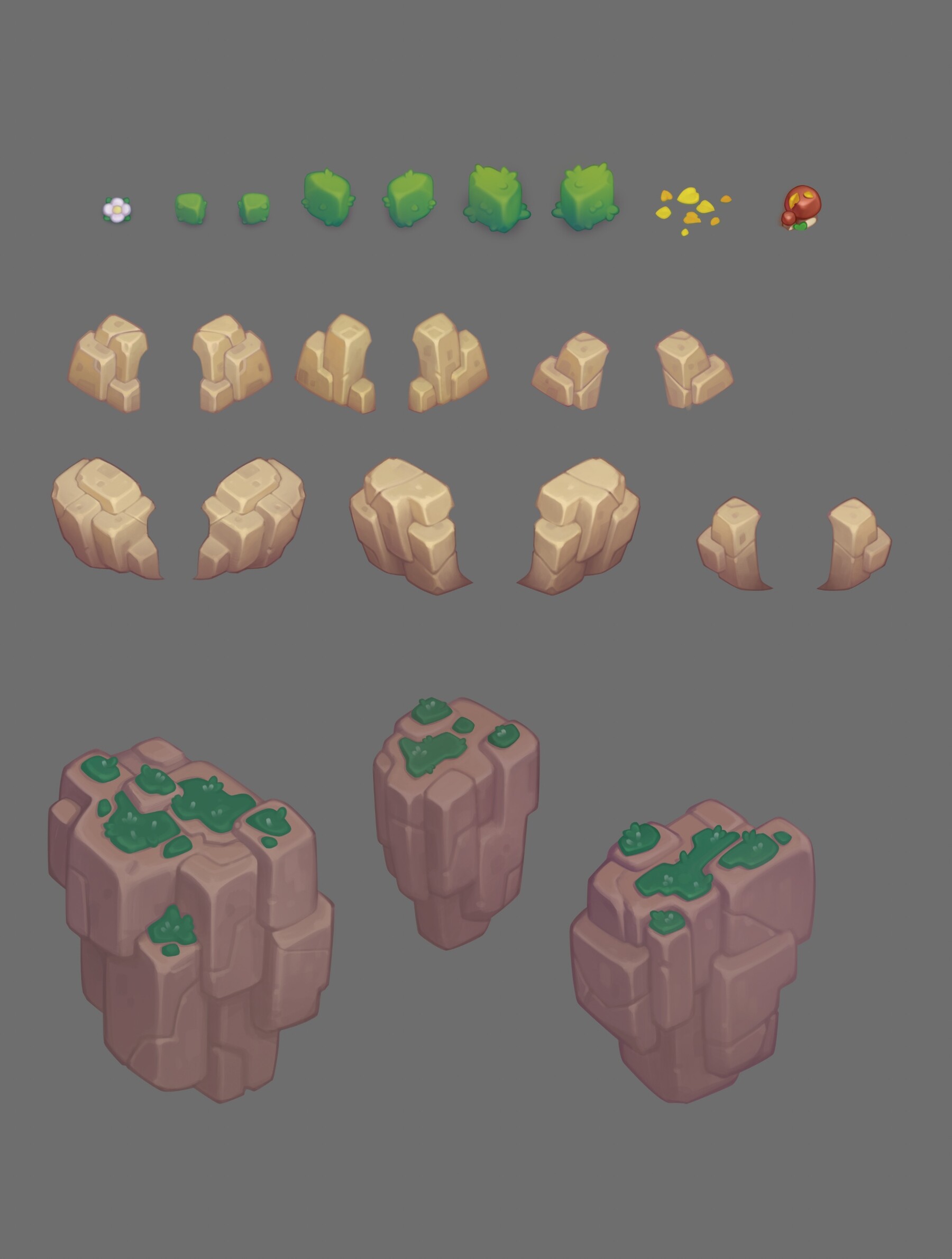 ArtStation - Casual Tiles pack | Game Assets