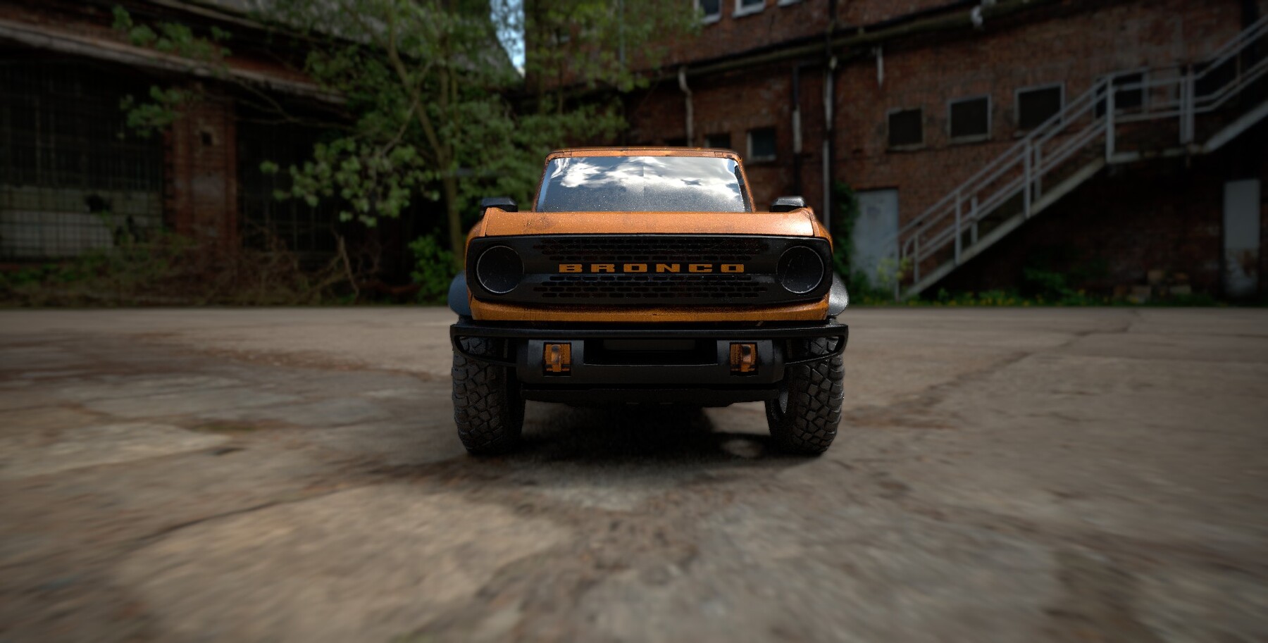 ArtStation - 2021 Ford Bronco HIGH POLY only | Game Assets