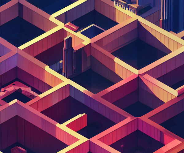 ArtStation - Isometric Game Level Concept Designs x 50 | Artworks