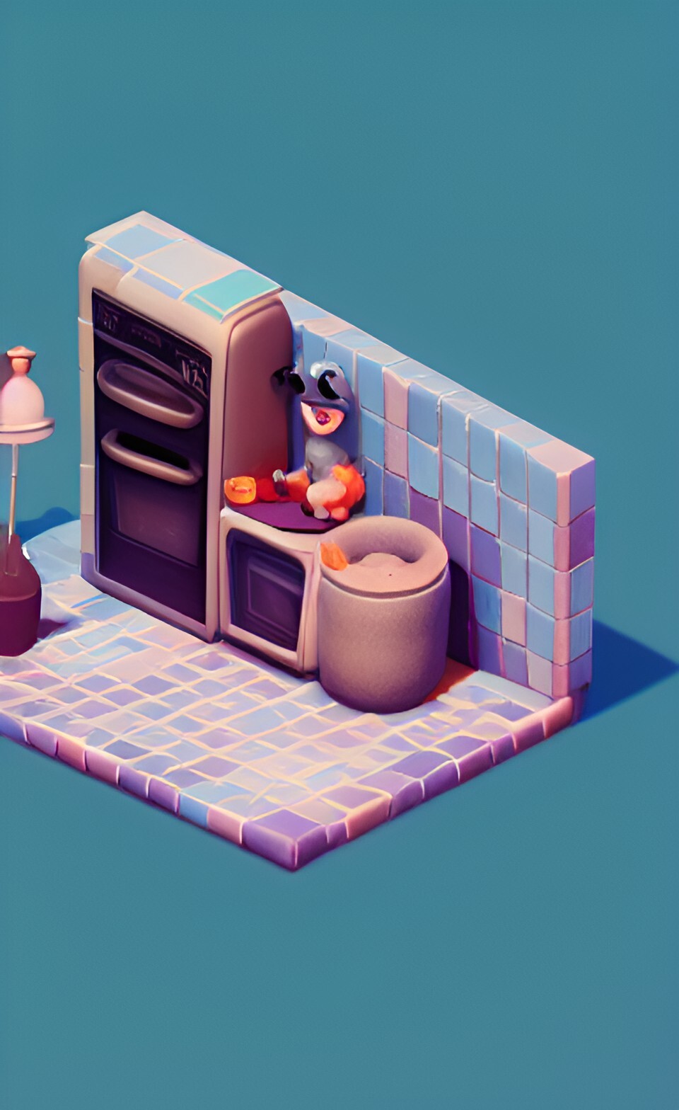 ArtStation - cute kitchen pixar render-2700-jpg pack wombo art | Artworks
