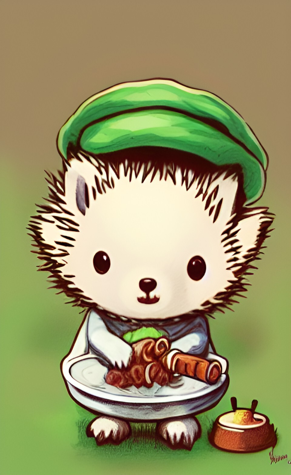 ArtStation - baby Hedgehog 2800-jpg pack wombo art | Artworks