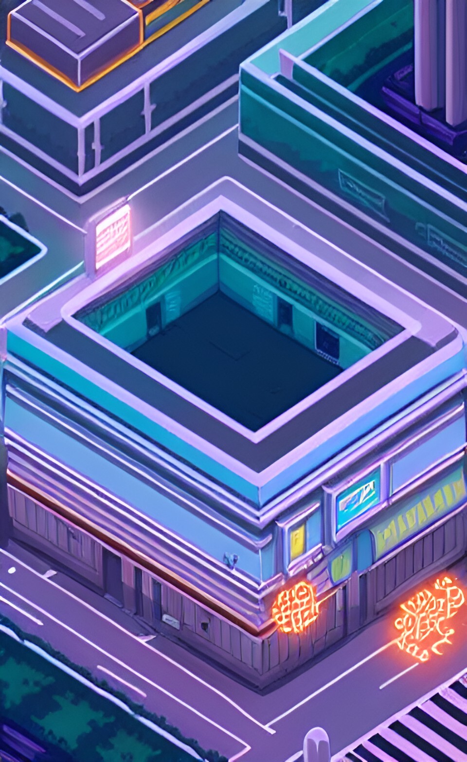 ArtStation - neo-tokyo isometric 3800 jpg pack wombo art | Artworks