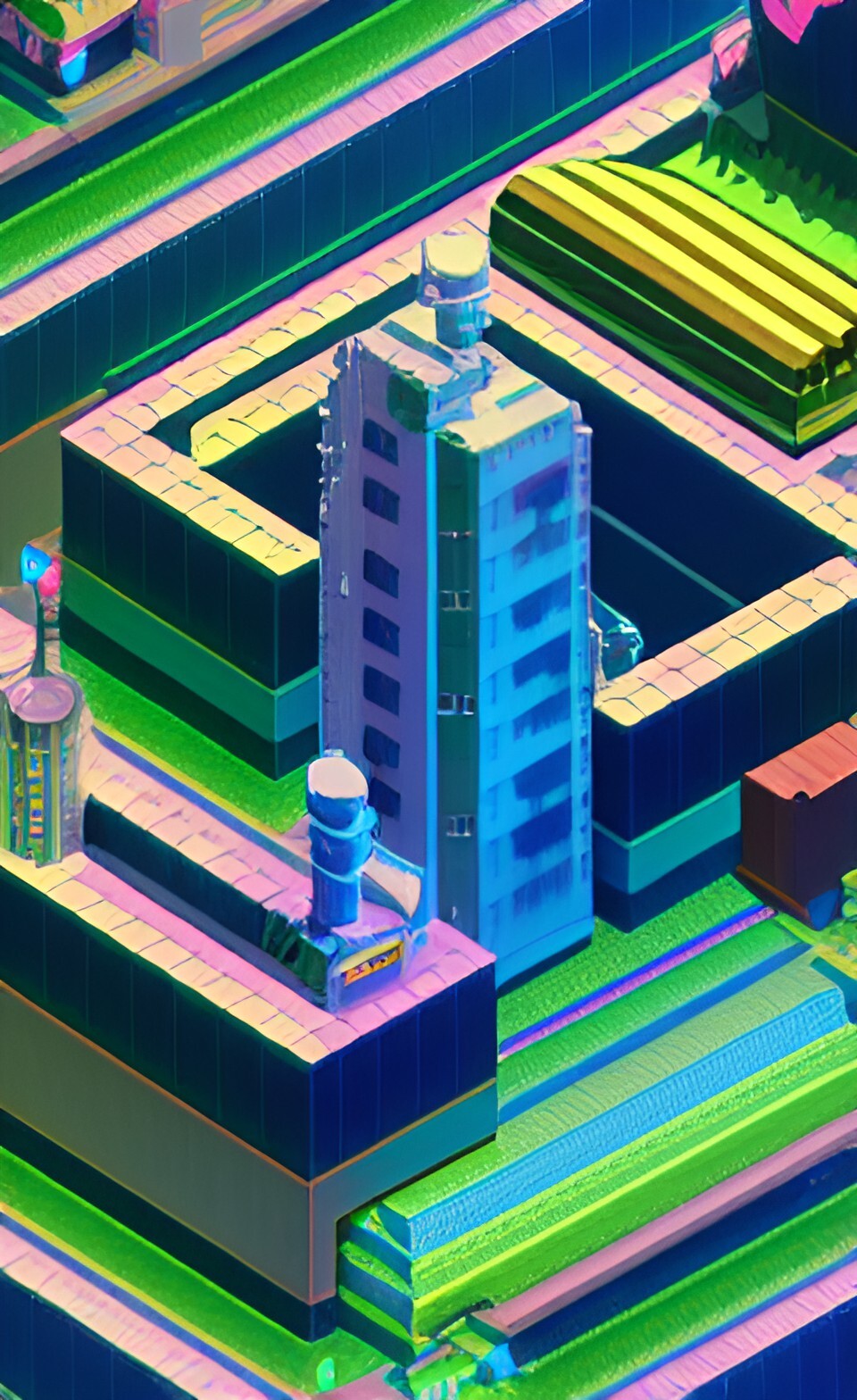 ArtStation - neo-tokyo isometric 3800 jpg pack wombo art | Artworks