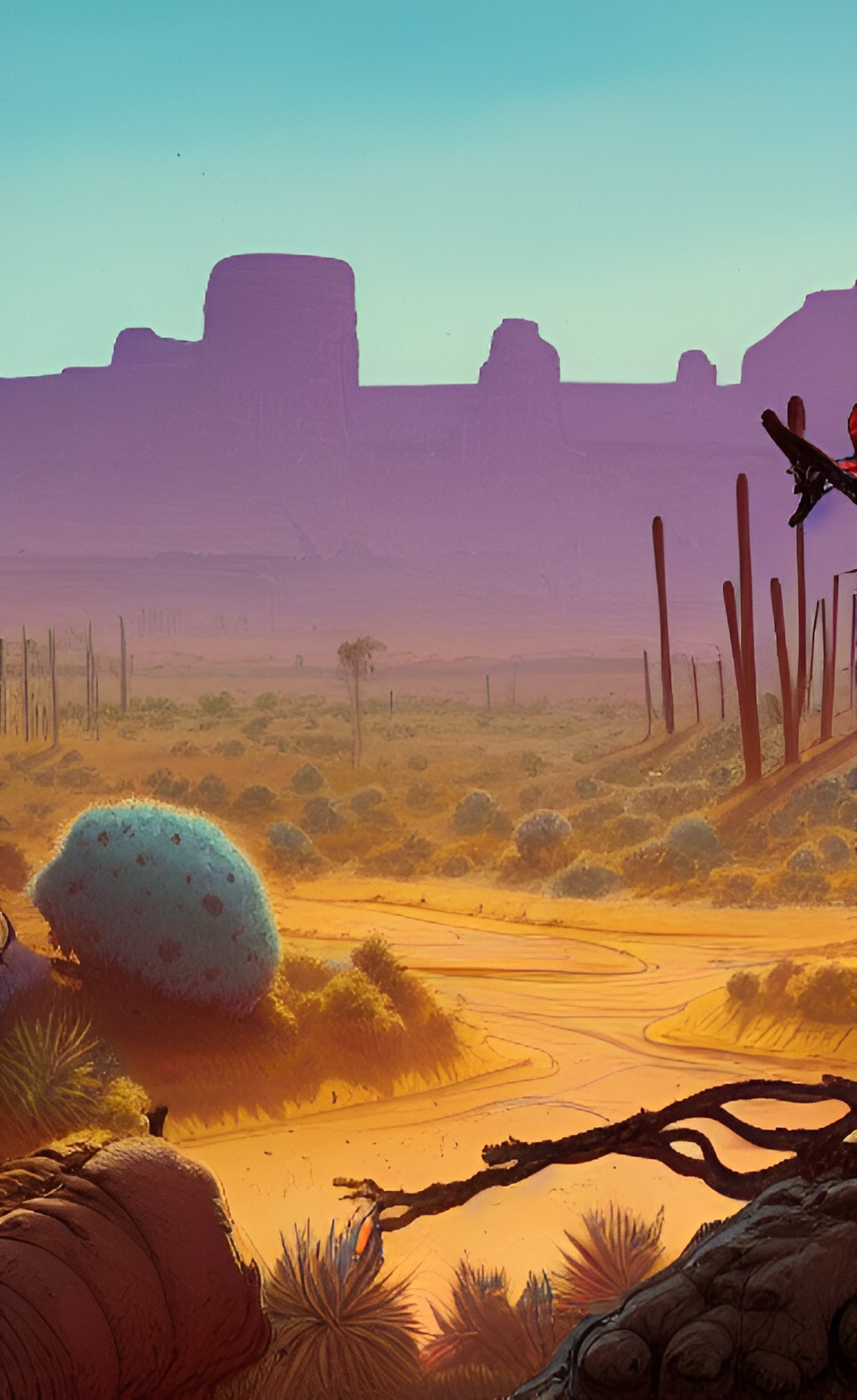 ArtStation - 940 wild west desert vegetation-1600-jpg pack wombo art ...